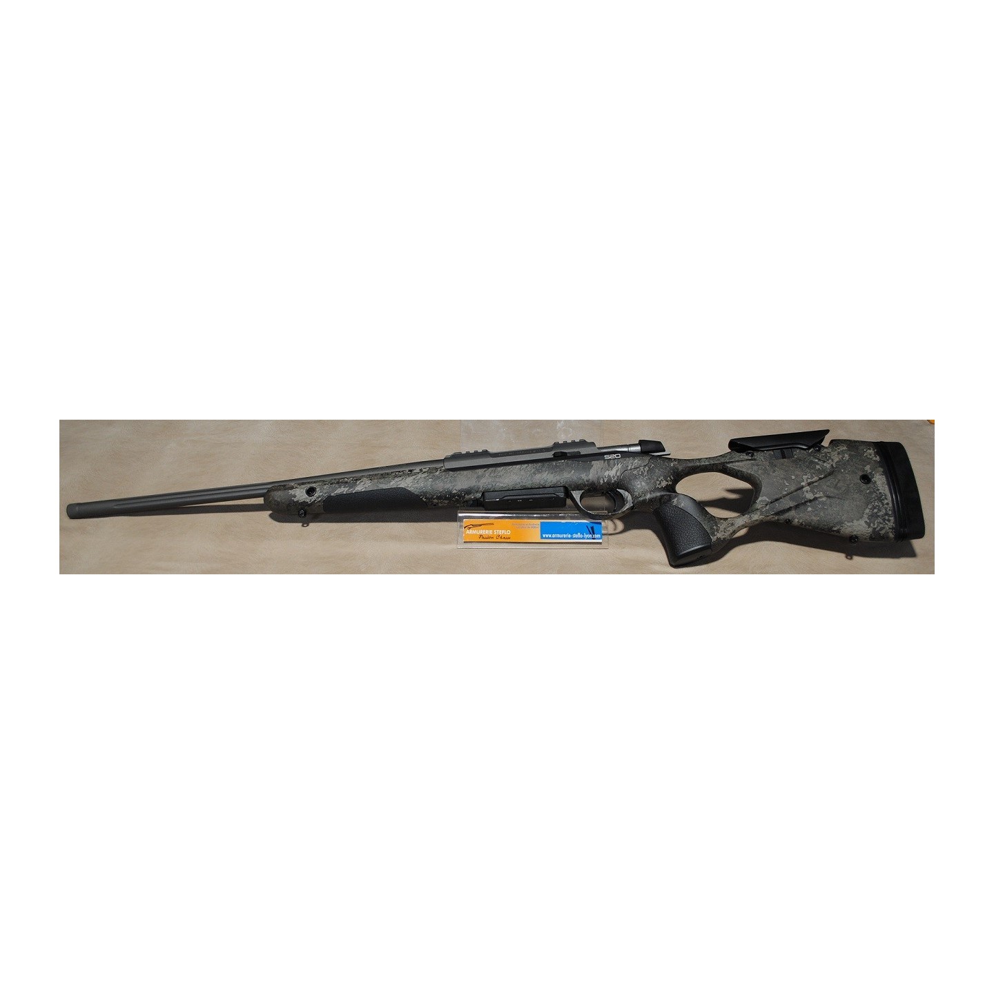 Sako S20 Camo chasse flûtée cerakote 30.06 - 51cm - fileté 5/8-24