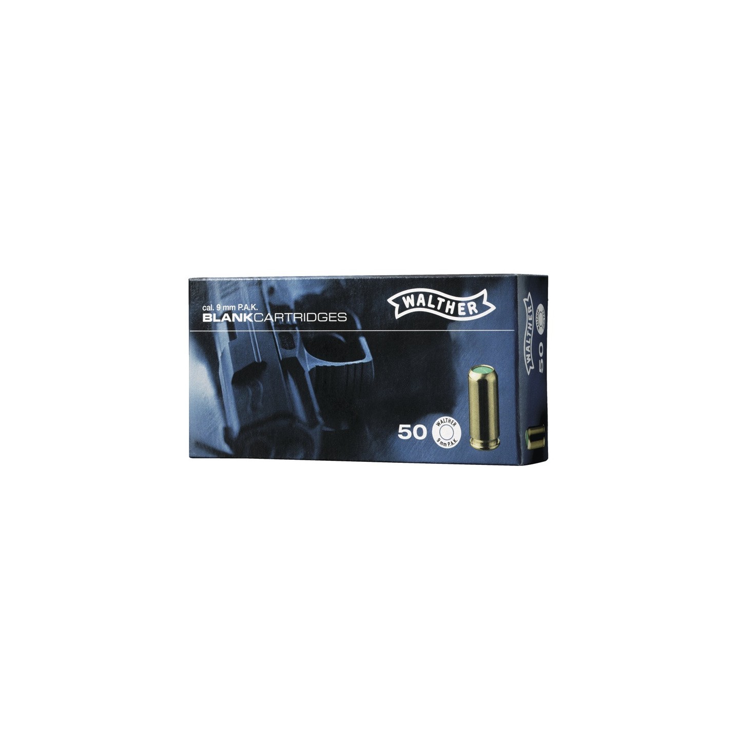 Walther 9mm PA à blanc - (x50)