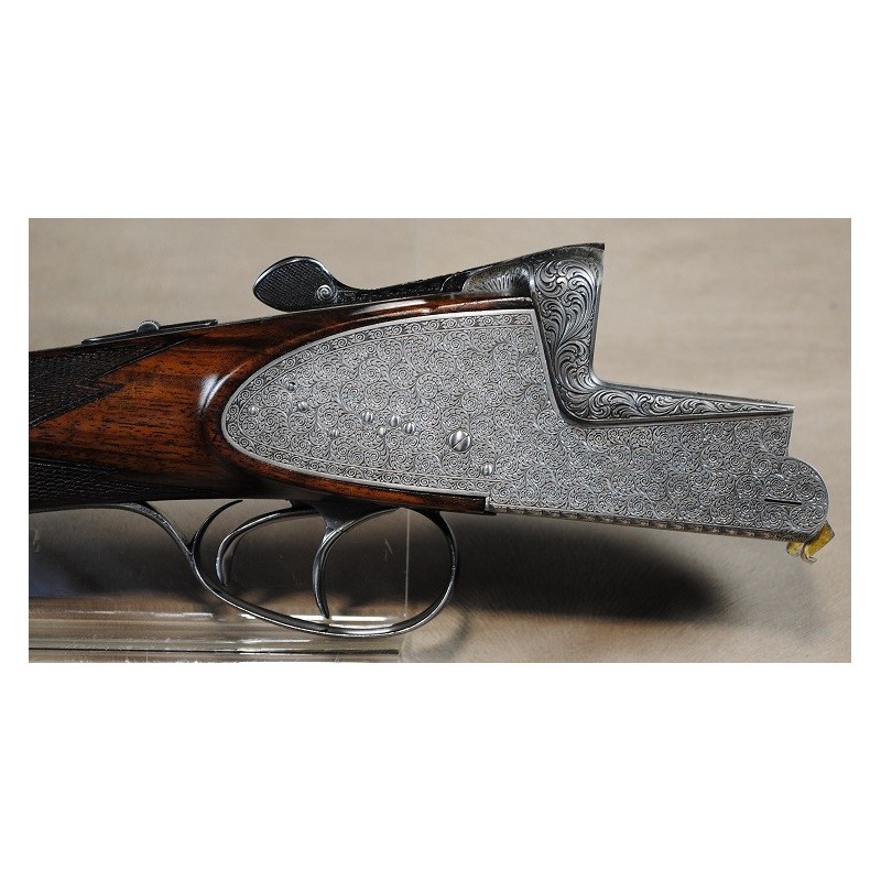 Pair de fusils Fusil superposé a platines Merkel 303E 12/70